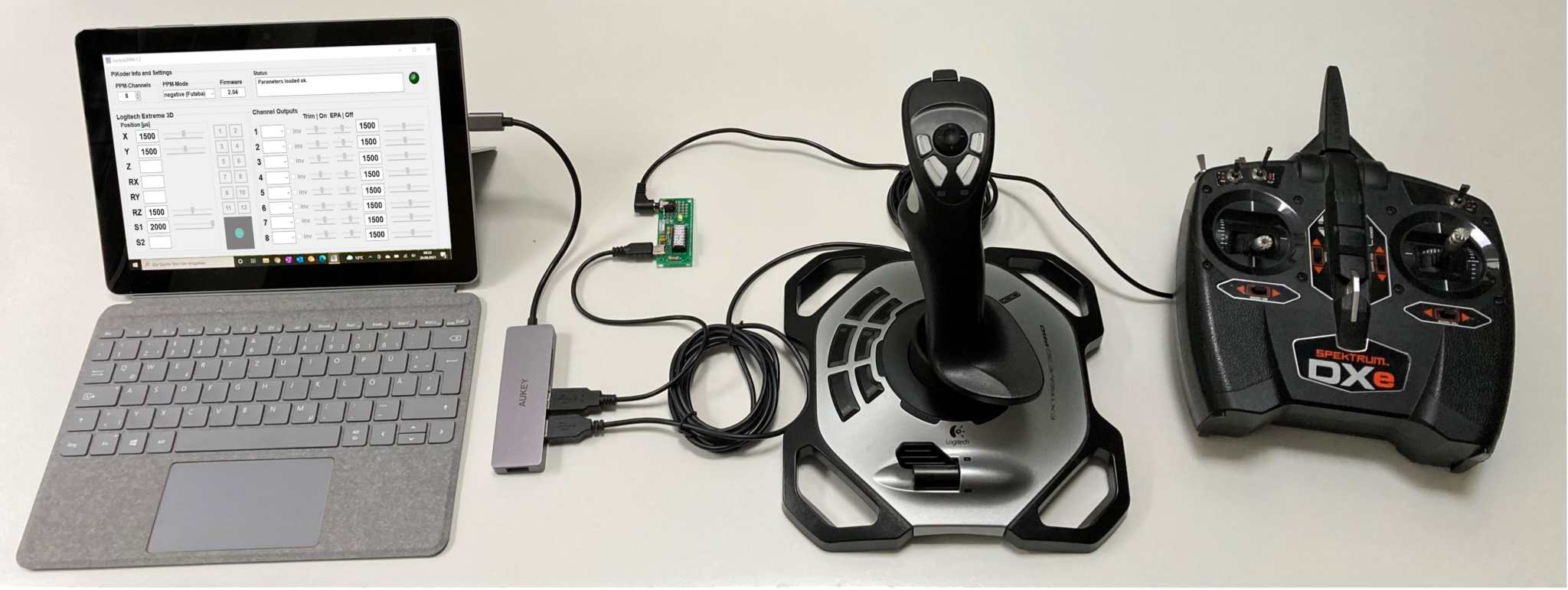 Joystick RC with Spektrum DXe transmitter – Maker Projects